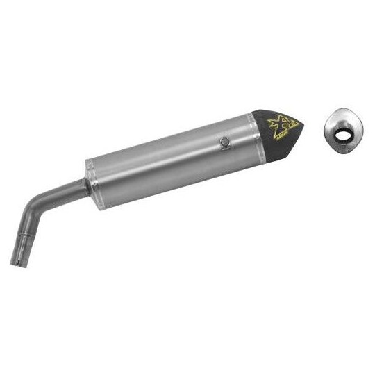 Arrow Maxi Race-Tech Approved titanium exhaust with carby end cap for ...