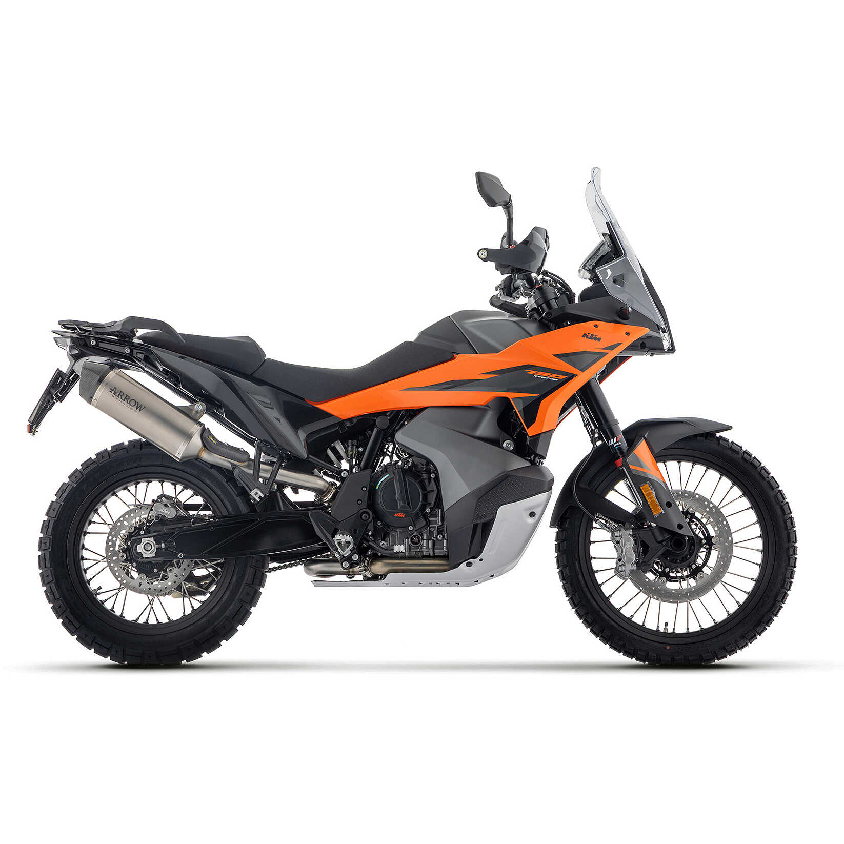 Arrow Race-Tech aluminum exhaust with carby end cap For KTM 790 ...