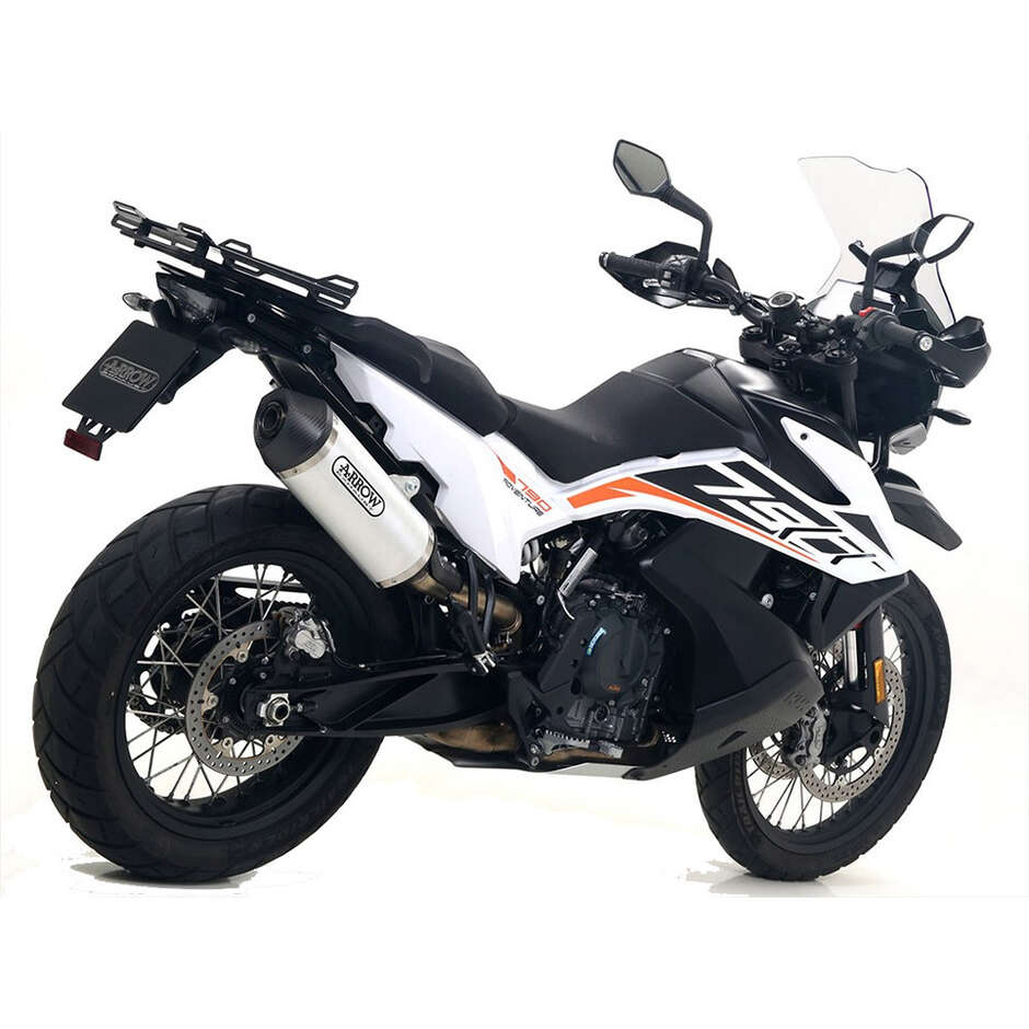 Arrow Race-Tech Aluminum Silencer with Carby End Cap for KTM 790 Adventure For Sale Online ...