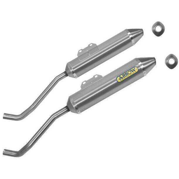 Arrow Thunder Approved Aluminum Exhaust Mufflers (Right + Left) for ...