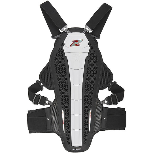 Back + Chest Protection Body Armor Moto Zandonà HYBRID ARMOR x8 White ...