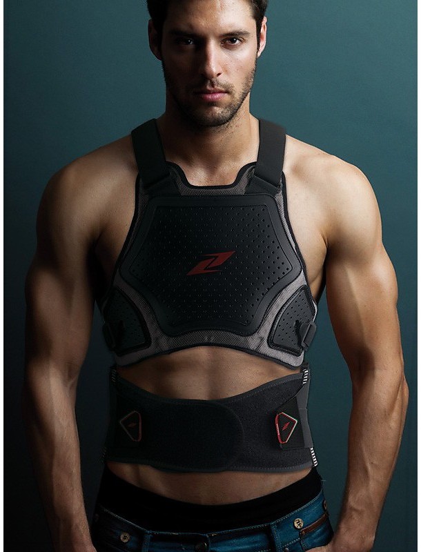 Back Protector + Sternum Moto Zandonà SHARK ARMOR GT X7 White For Sale ...