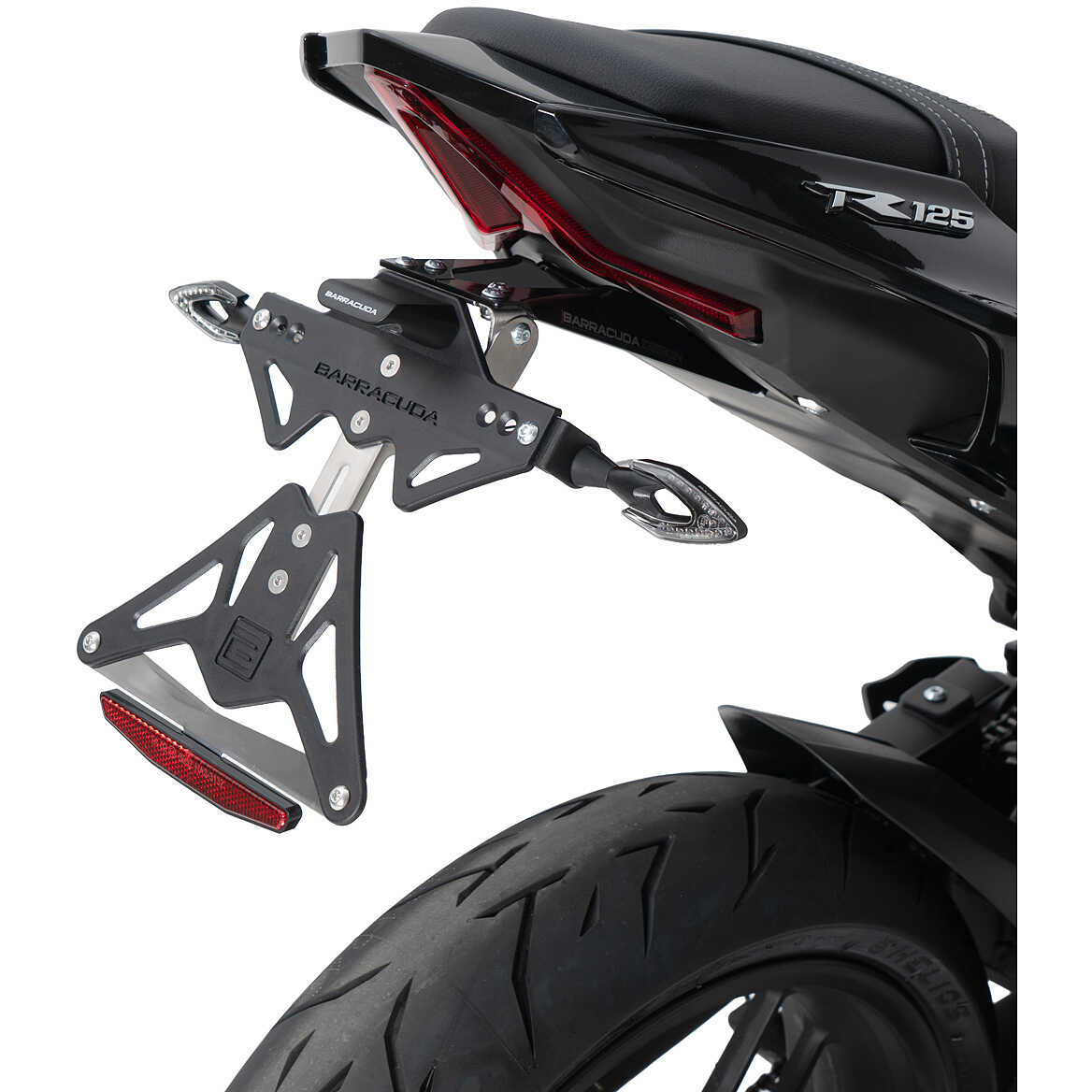 Barracuda Motorcycle License Plate Holder Specific for Voge BRIVIDO 125 ...