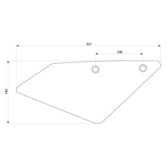 Barracuda Number Plate Kit Specific for Triumph Trident 660 (2021) For ...