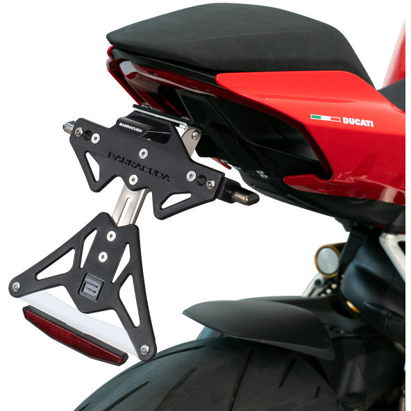 Barracuda Reclining Motorcycle License Plate Holder Specific for DucatI ...
