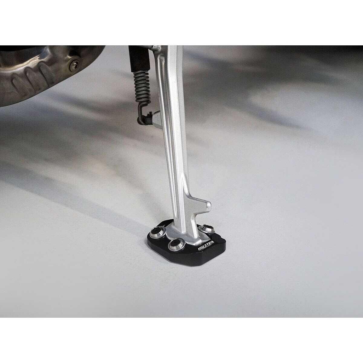 Base Appoggio Cavalletto Isotta per MOTO GUZZI V100 MANDELLO S Argento ...