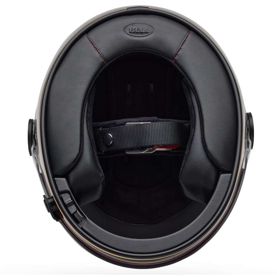 Bell Bullitt GT Charge Blood Custom Full Face Motorcycle Helmet Red ...