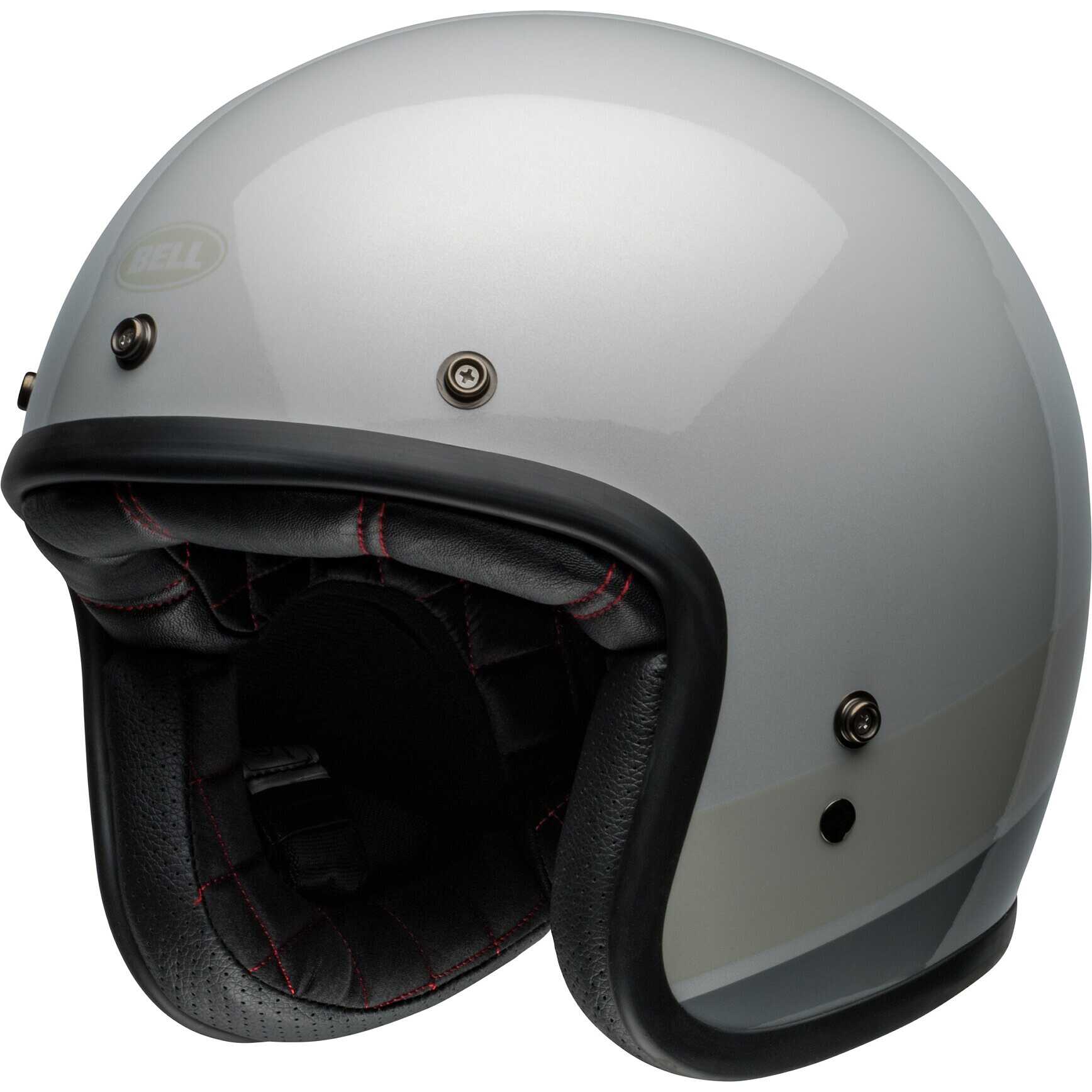 Bell CUSTOM 500 APEX FLAKE Cafe Racer Jet Motorcycle Helmet Glossy ...