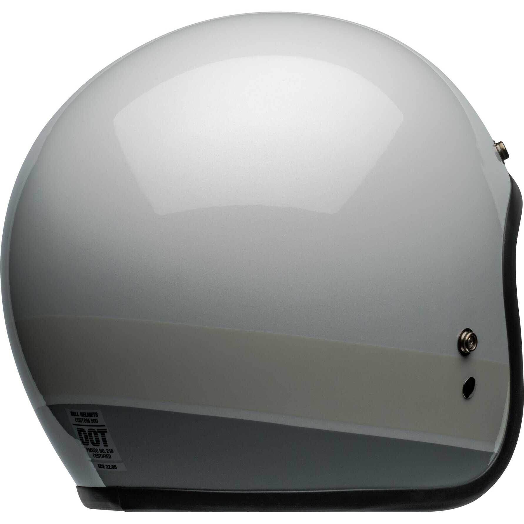 Bell CUSTOM 500 APEX FLAKE Cafe Racer Jet Motorcycle Helmet Glossy ...
