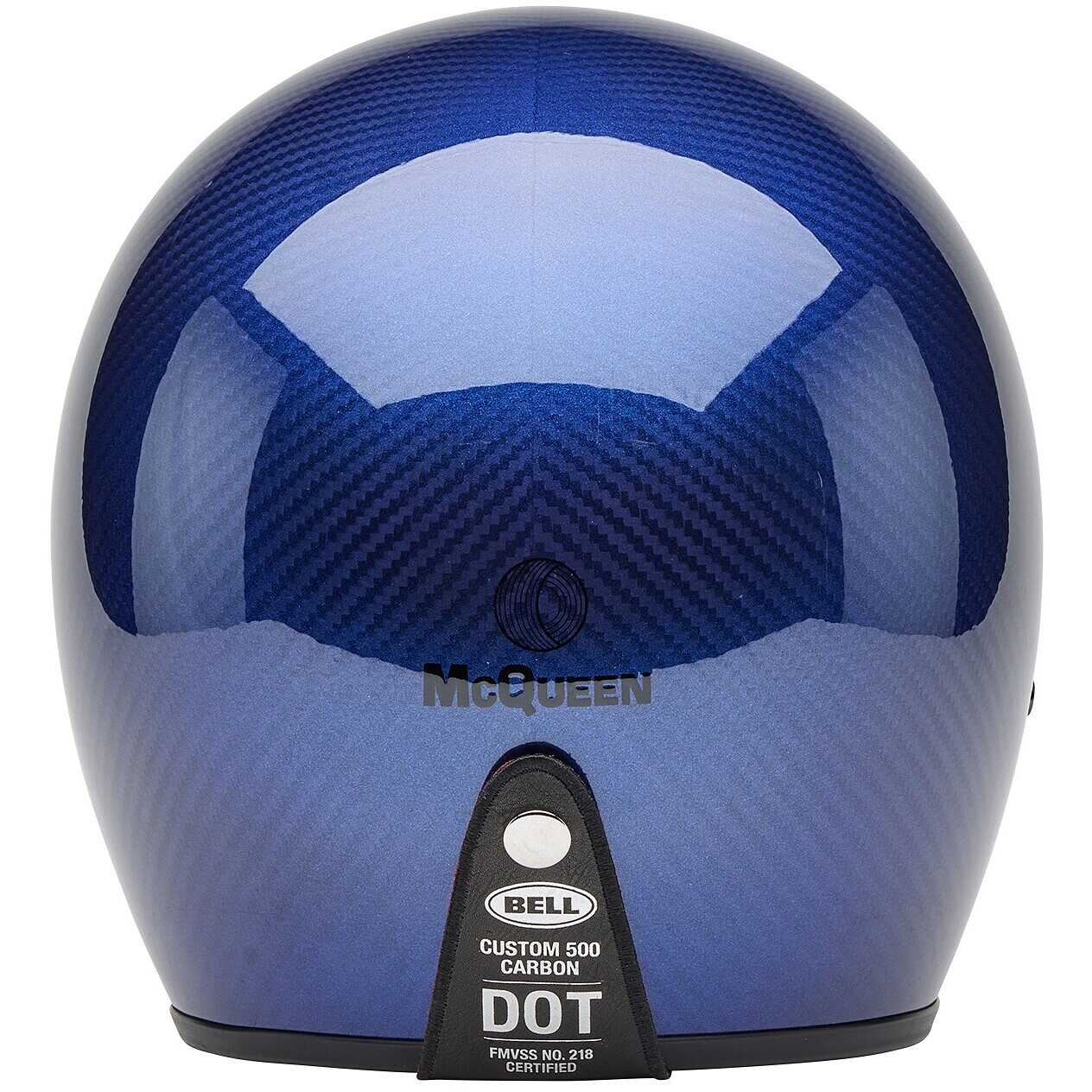 Bell CUSTOM 500 CARBON STEVE MCQUEEN LEMANS Jet Cafe Racer Motorcycle ...