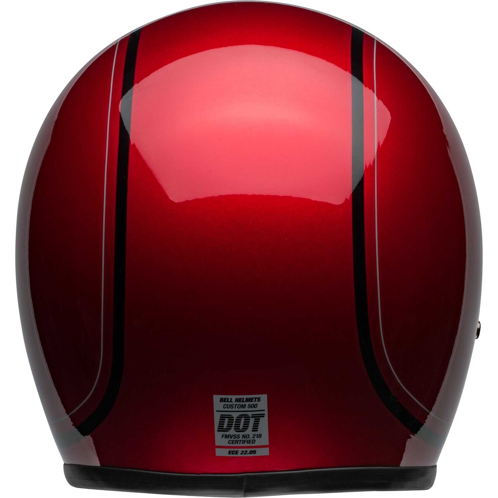 Bell CUSTOM 500 CHIEF CANDY Red Jet Cafe Racer Motorcycle Helmet For ...