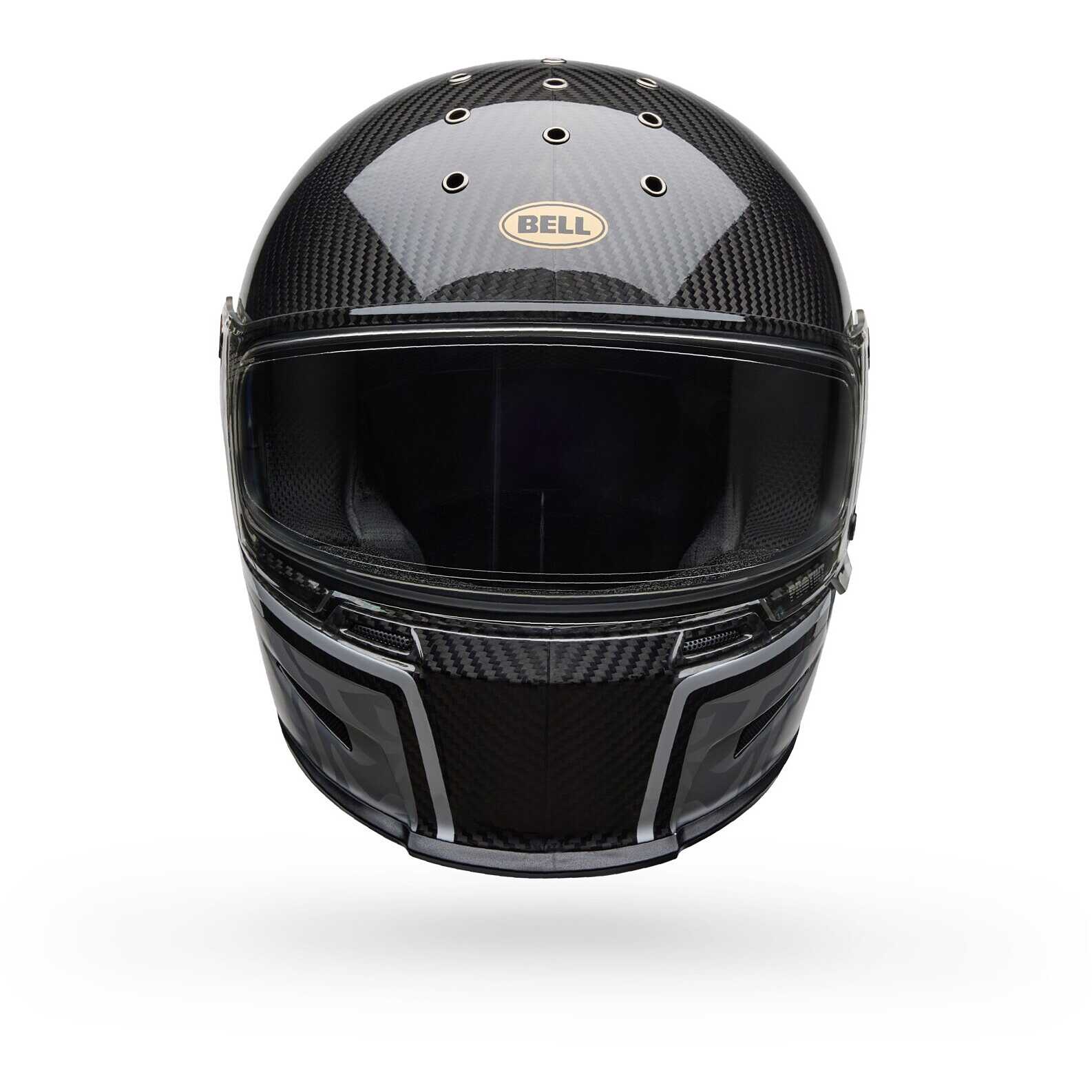 Bell ELIMINATOR CARBON RSD JOURNEY Full Face Motorcycle Helmet Black ...