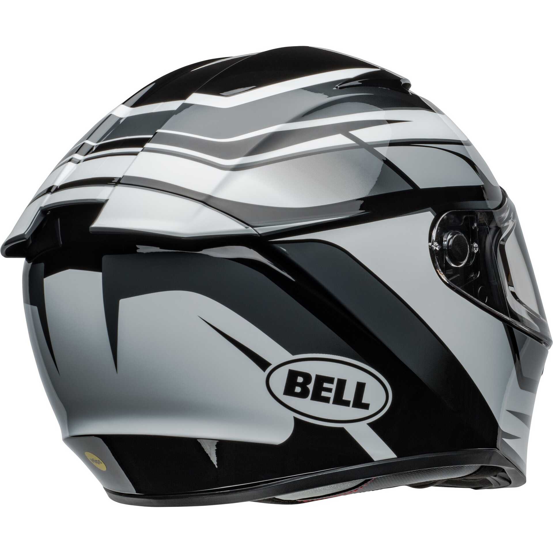 Bell LITHIUM MIPS PODIUM Full Face Motorcycle Helmet Black White For ...