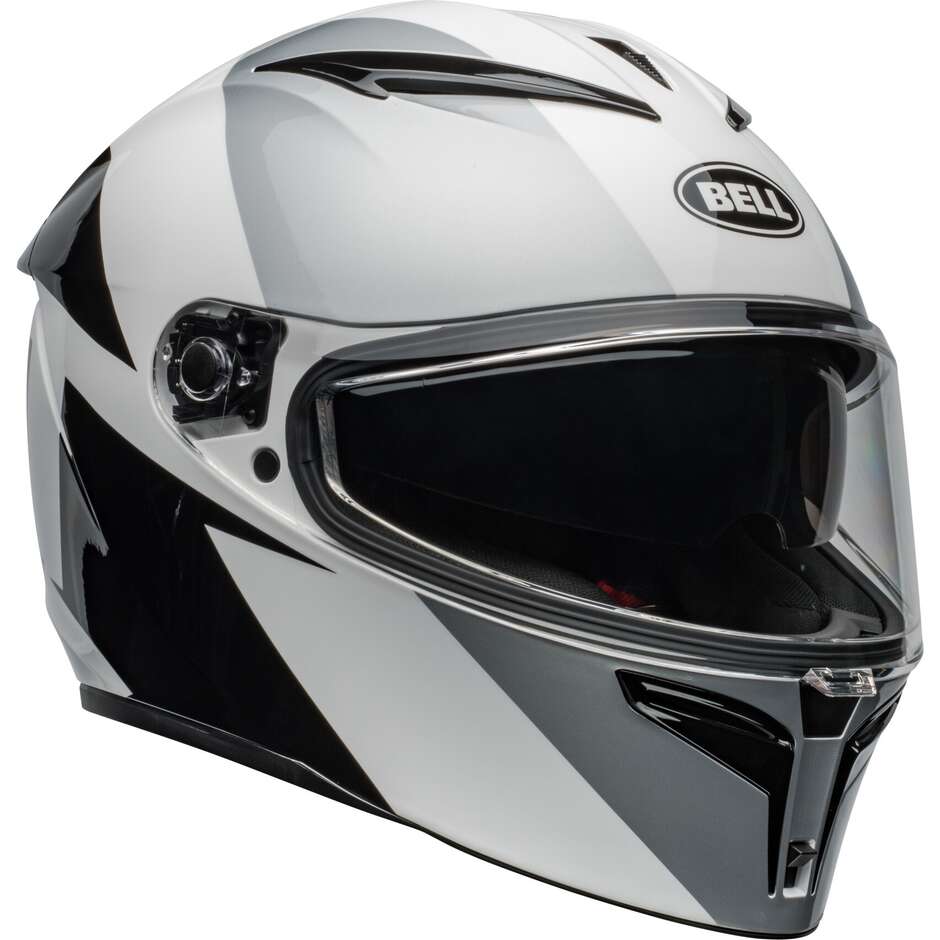 Bell LITHIUM SHEAR Full Face Motorcycle Helmet Silver White For Sale ...