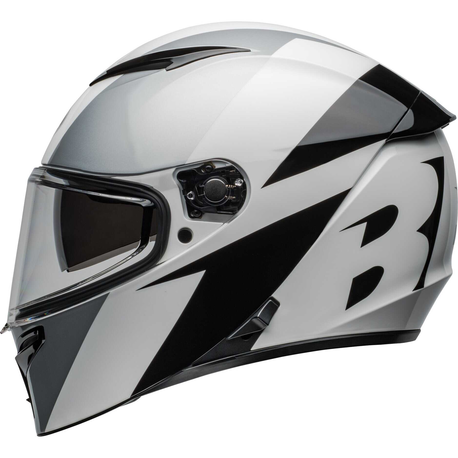 Bell LITHIUM SHEAR Full Face Motorcycle Helmet Silver White For Sale ...
