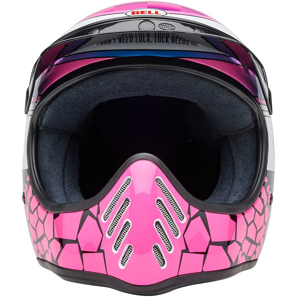 Bell MOTO-3 2025 DEATHSPRAY Custom Full Face Motorcycle Helmet Pink ...