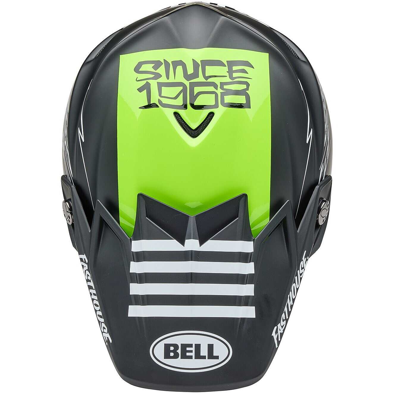 Bell MOTO-9S FLEX FASTHOUSE SMOKE BOMB Cross Enduro Motorcycle Helmet ...