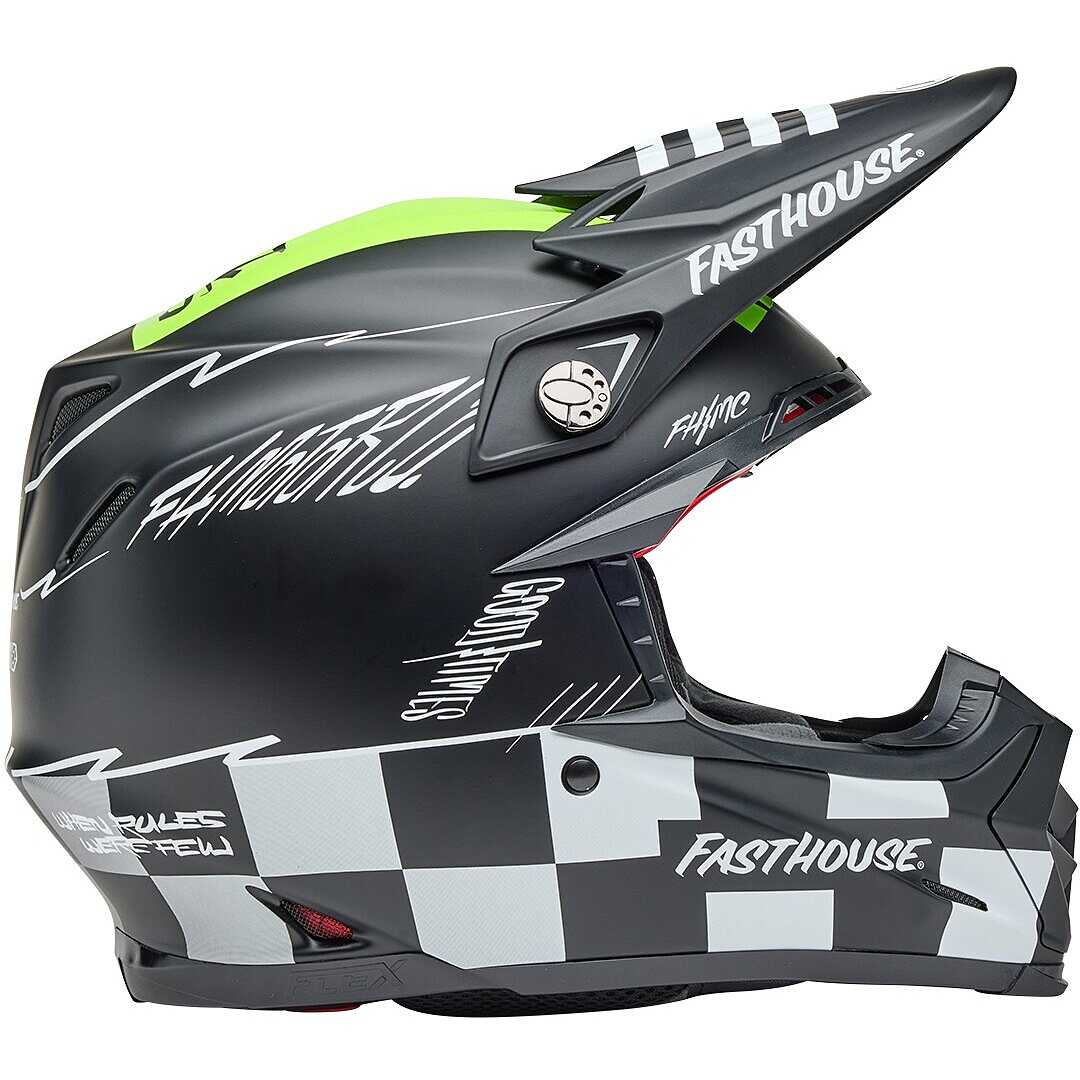 Bell Moto 9s Flex Fasthouse Smoke Bomb Cross Enduro Motorcycle Helmet