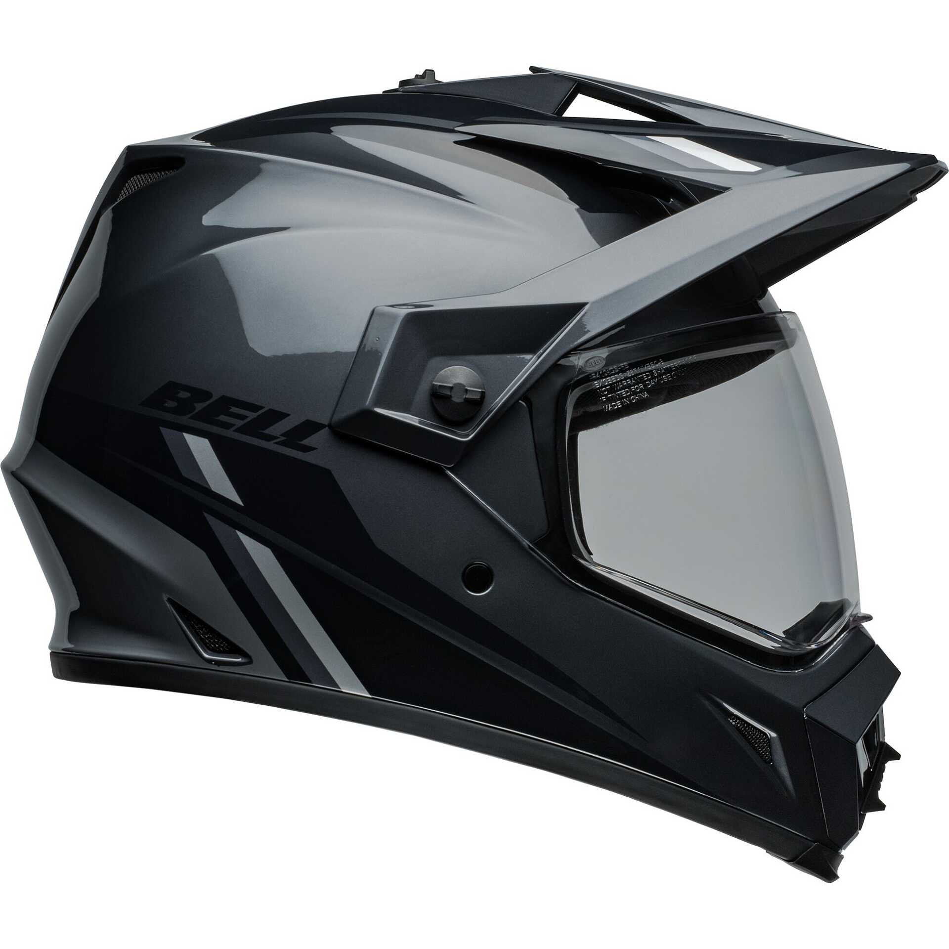 BELL MX-9 ADVENTURE MIPS ALPINE Full Face Motorcycle Helmet Charcoal ...