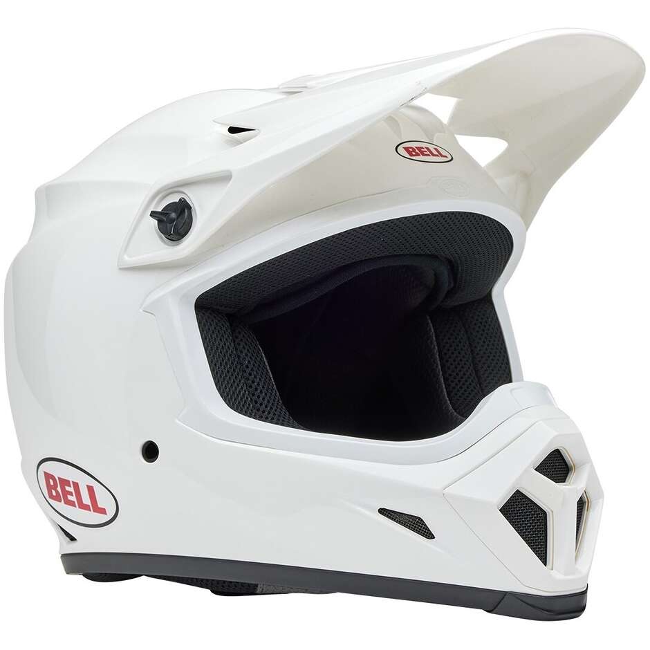 Bell MX-9 MIPS SOLID Motocross Enduro Helmet Gloss White For Sale ...