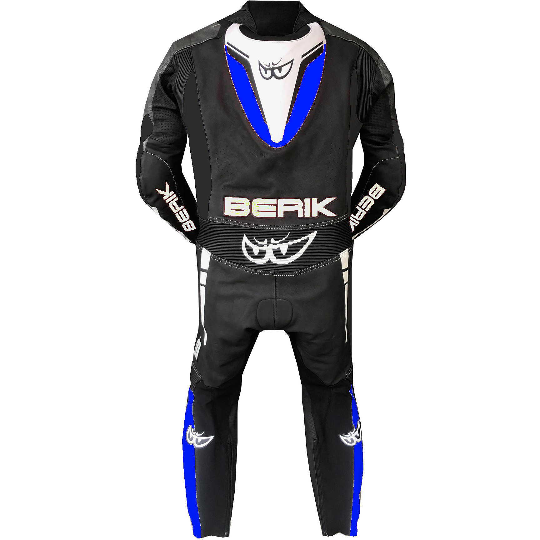 Berik 2.0 Leather Professional Motorcycle Suit Ls1-171334-BK Black Blue Yamaha For Sale Online ...
