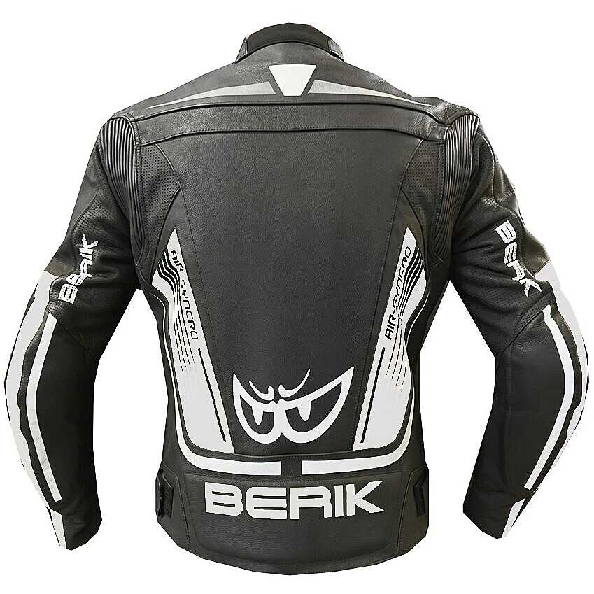 Berik 2.0 LJ-9063 Air Syncro Motorrad Lederjacke Schwarz White Online-Verkauf - Outletmoto.eu