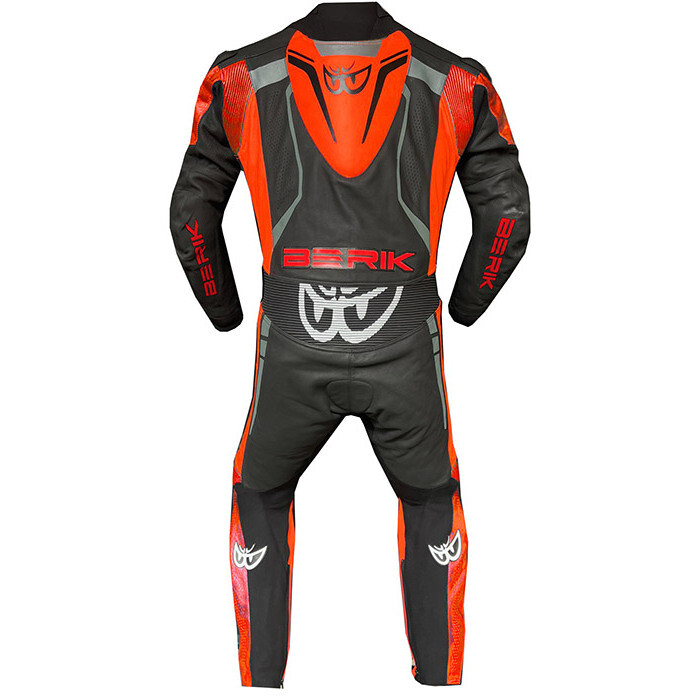 Berik 2.0 Ls1-171334FR-2 Professional Leather Motorcycle Suit Black Orange For Sale Online ...