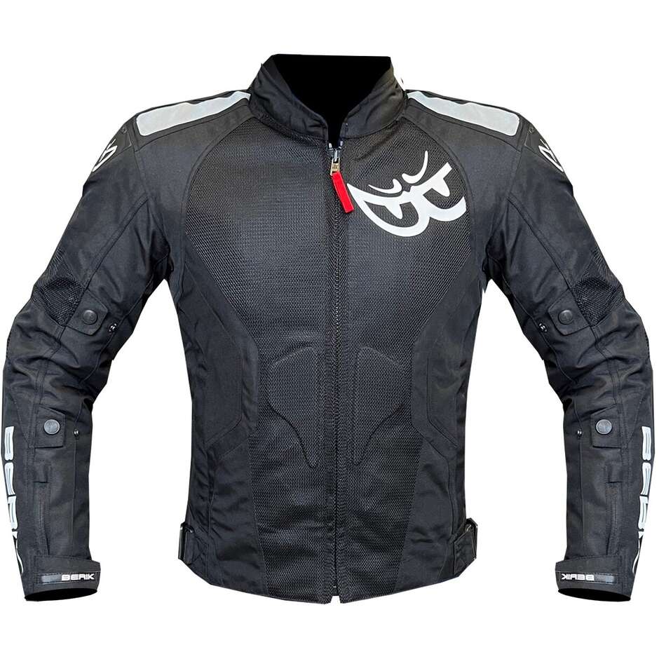 Berik 2.0 NJ-173315 Blouson Moto Mesh Air Perforé Noir Amovible Vente ...