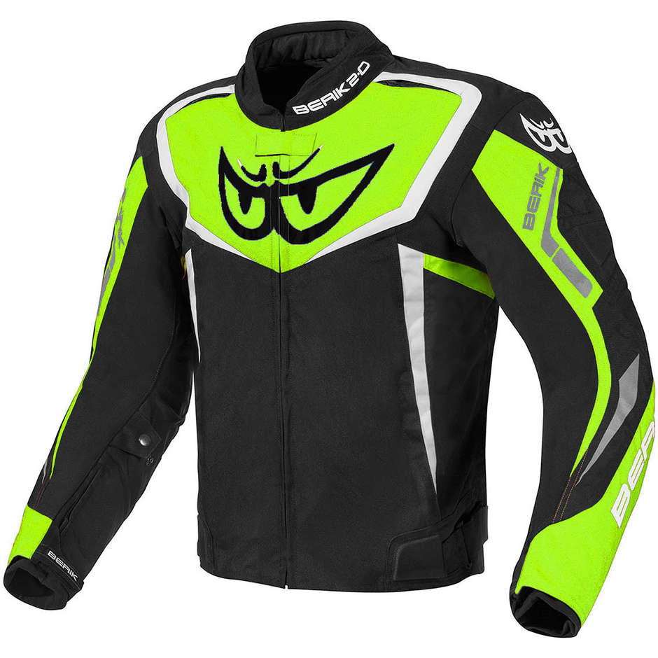 Berik 2.0 Technical Fabric Motorcycle Jacket NJ-173302 Black Yellow ...