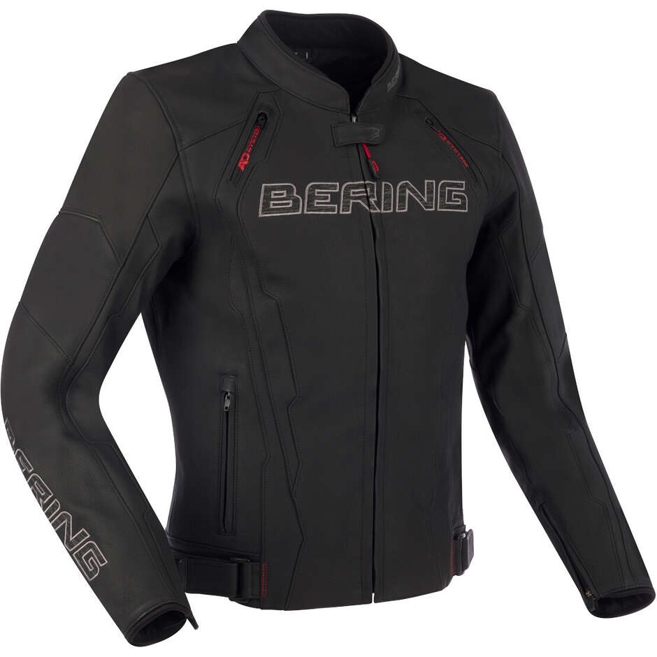 Bering ATOMIC Black Leather Motorcycle Jacket For Sale Online ...