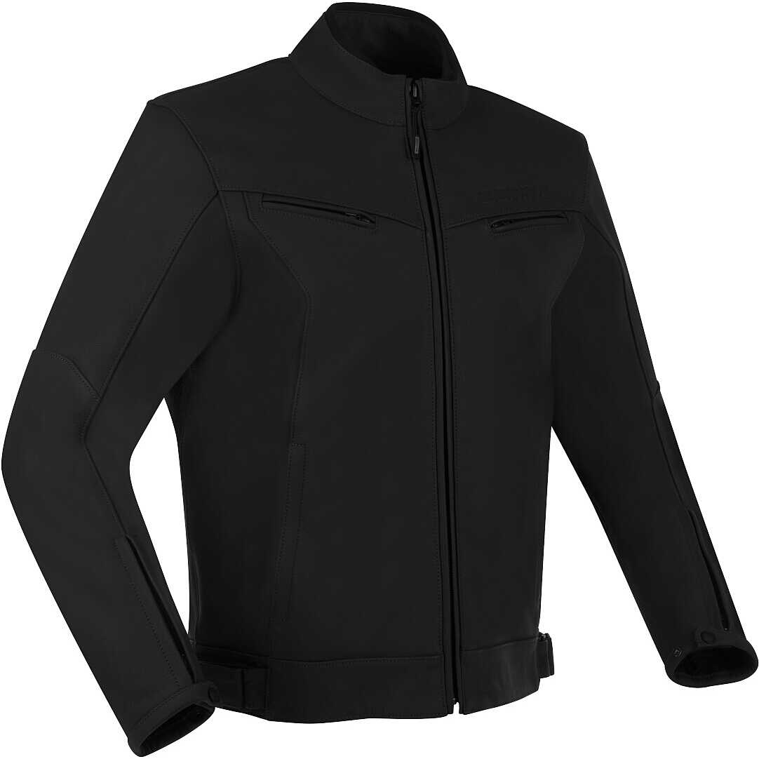 Bering DERBY Black Leather Motorcycle Jacket For Sale Online ...