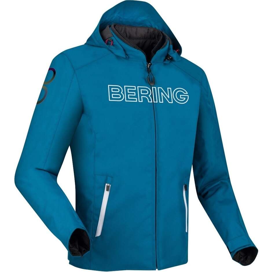 Bering WARWICK Motorcycle Jacket Blue White For Sale Online - Outletmoto.eu