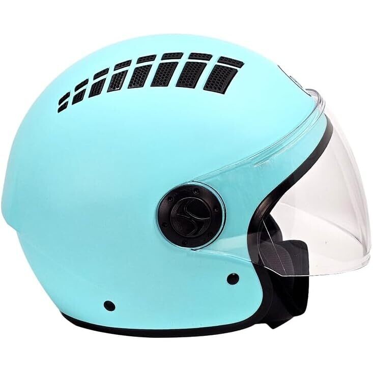 Bhr 834 Flow Air Jet Motorcycle Helmet Light Blue Matt For Sale Online ...