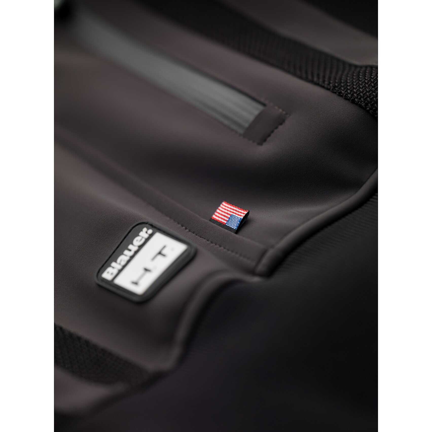 Blauer EASY RIDER AIR Motorcycle Jacket Black Stripe Anthracite Grey ...
