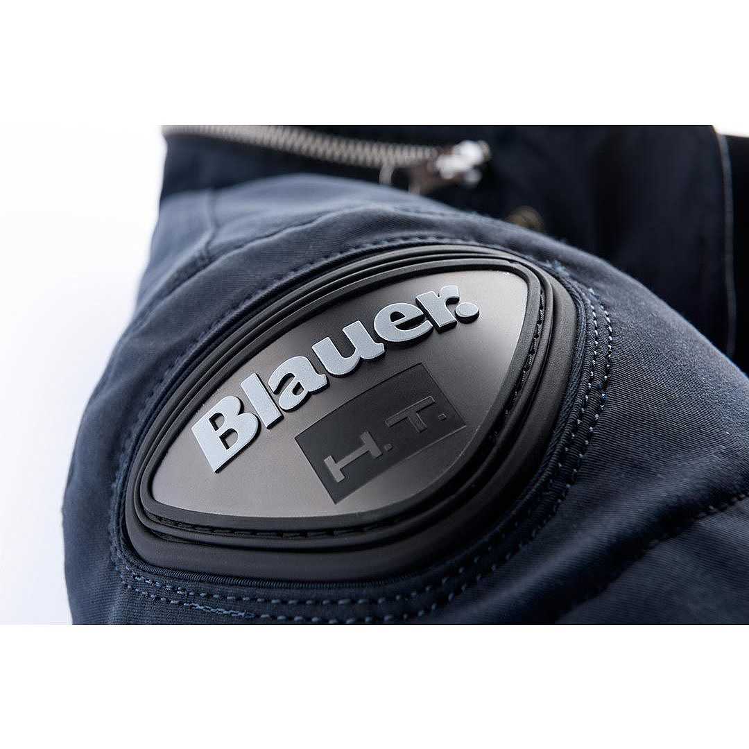 Blauer Field Jacket Blouson de moto en tissu bleu Vente en Ligne ...