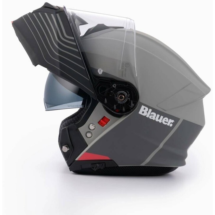 Blauer Noah P/J Matt Cool Gray Modular Motorcycle Helmet For Sale ...