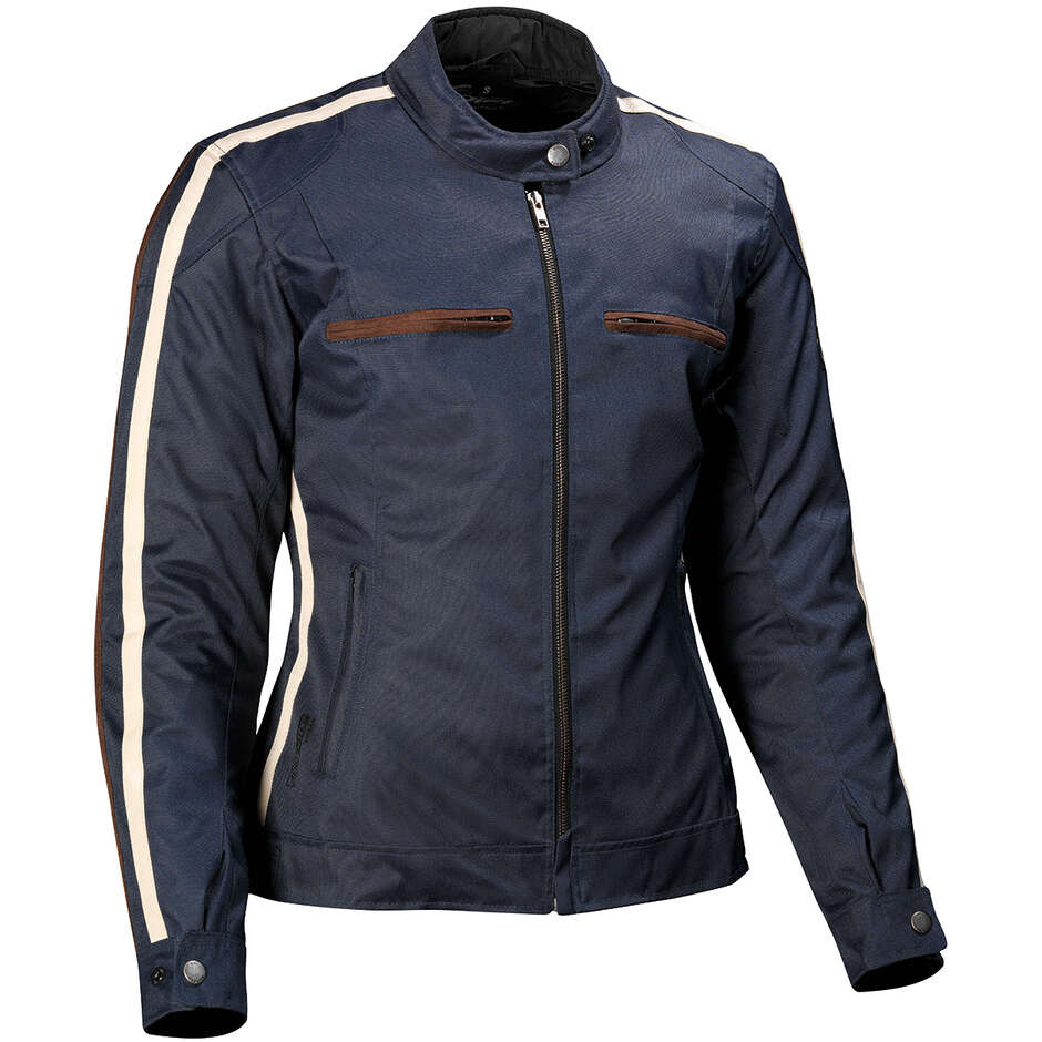 Blouson Moto Femme DIFI Jodie Aerotex Bleu Beige Vente en Ligne ...