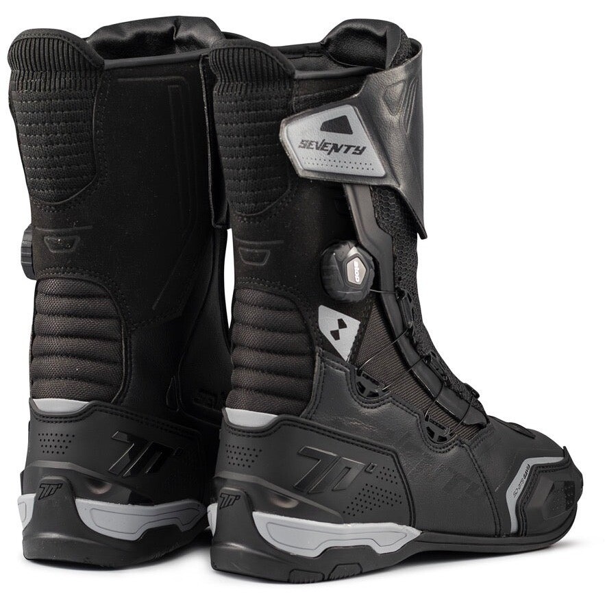 Bottes de moto noires Seventy Degrees SD-BT9 GAVIA Vente en Ligne ...