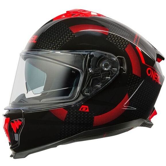 Casco Integrale O'NEAL CHALLENGER LOOP Nero Rosso Vendita Online ...