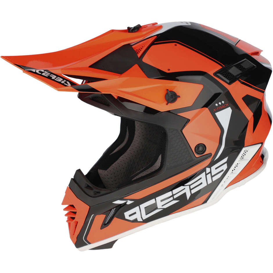 Casco Moto Cross Acerbis X-TRACK 2206 Arancio Nero Vendita Online - Outletmoto.eu