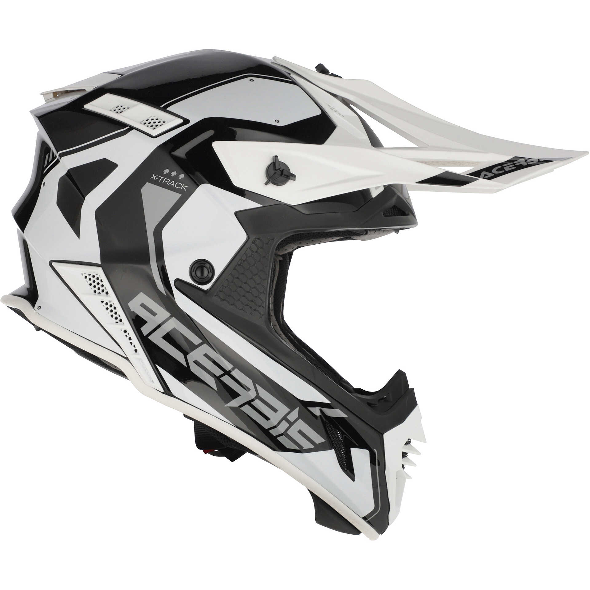 Casco Moto Cross Acerbis X-TRACK 2206 Nero Bianco Vendita Online - Outletmoto.eu