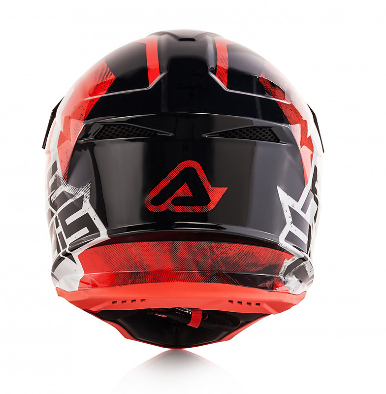 Casco Moto Cross Enduro Acerbis Profile 4.0 Bianco Arancio Vendita Online - Outletmoto.eu