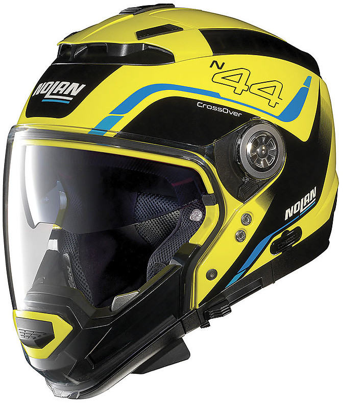 Casco Moto Crossover Modulare Nolan N44 Evo Viewpoint N-Com 051 Led ...