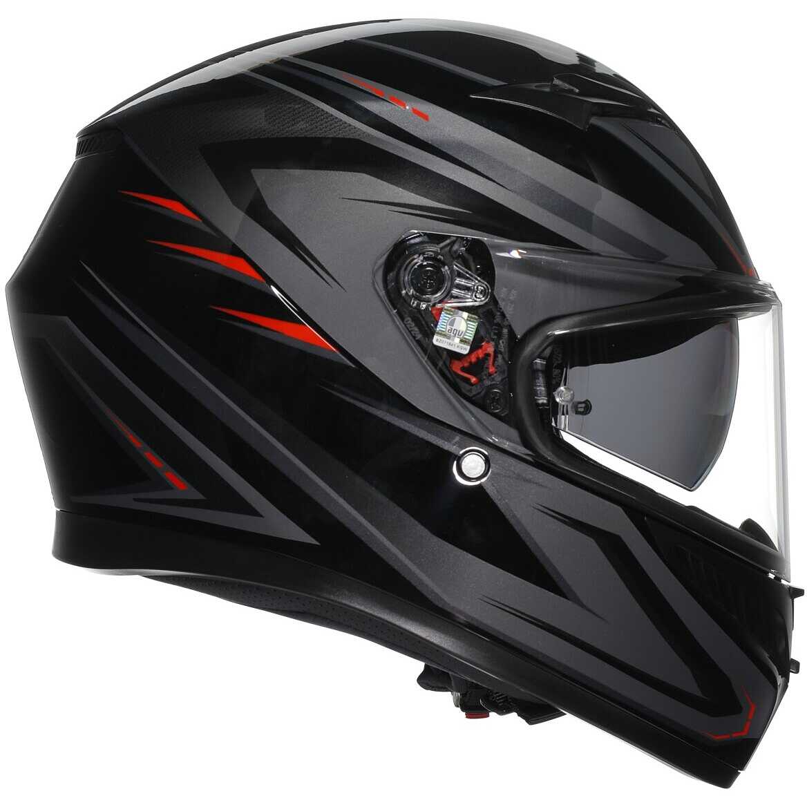Casco Moto Integrale Agv K3 SYTH Nero Rosso Vendita Online - Outletmoto.eu