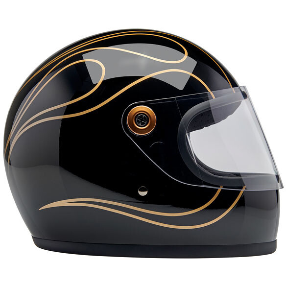 Casco Moto Integrale Biltwell Gringo S Flame Nero Vendita Online ...