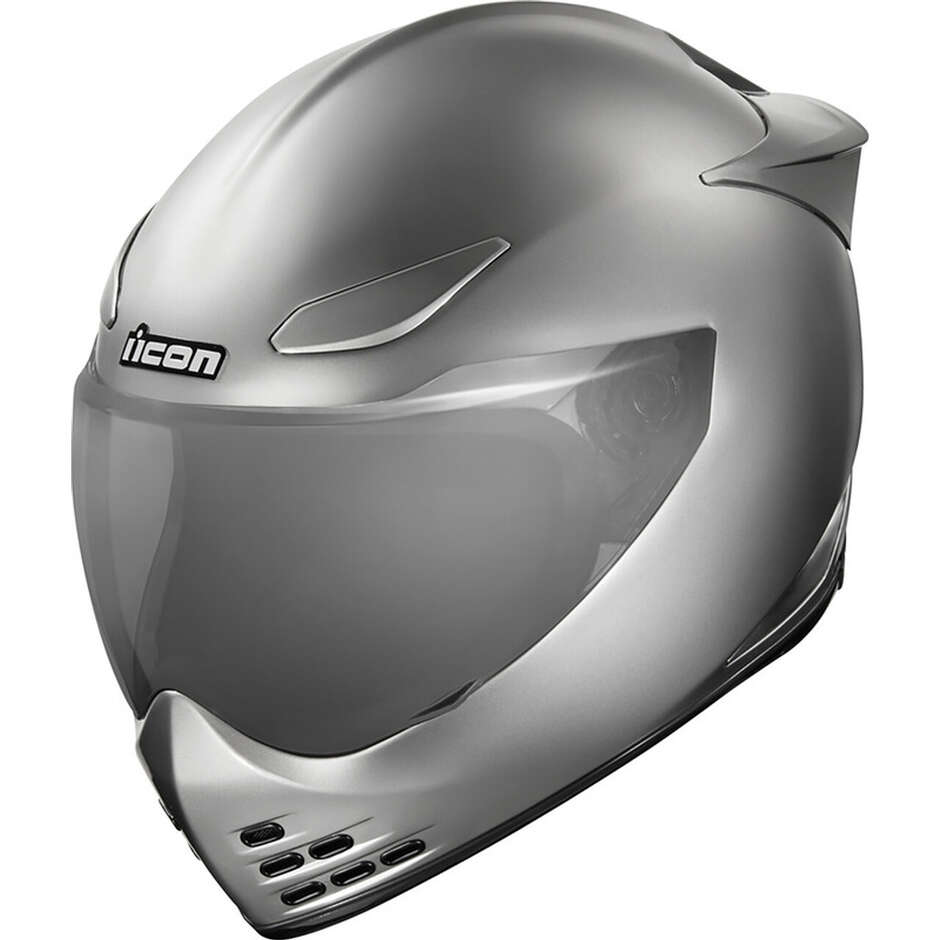 Casco Moto Integrale Icon DOMAIN CORNELIUS Silver Vendita Online ...