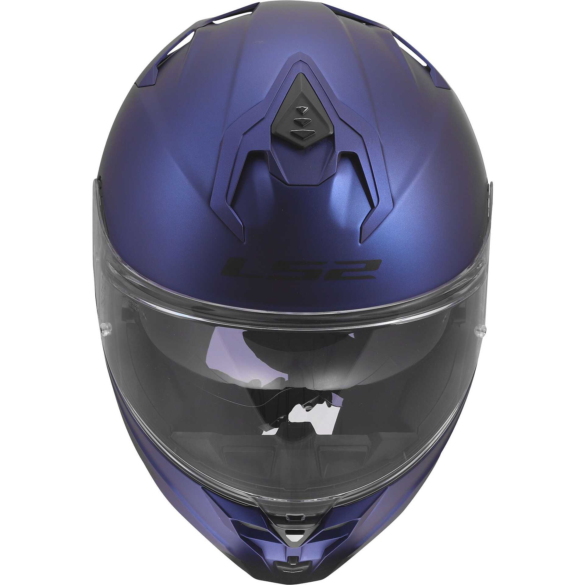 Casco Moto Integrale LS2 FF817 CHALLENGER II SOLID Opaco Navy Blu ...