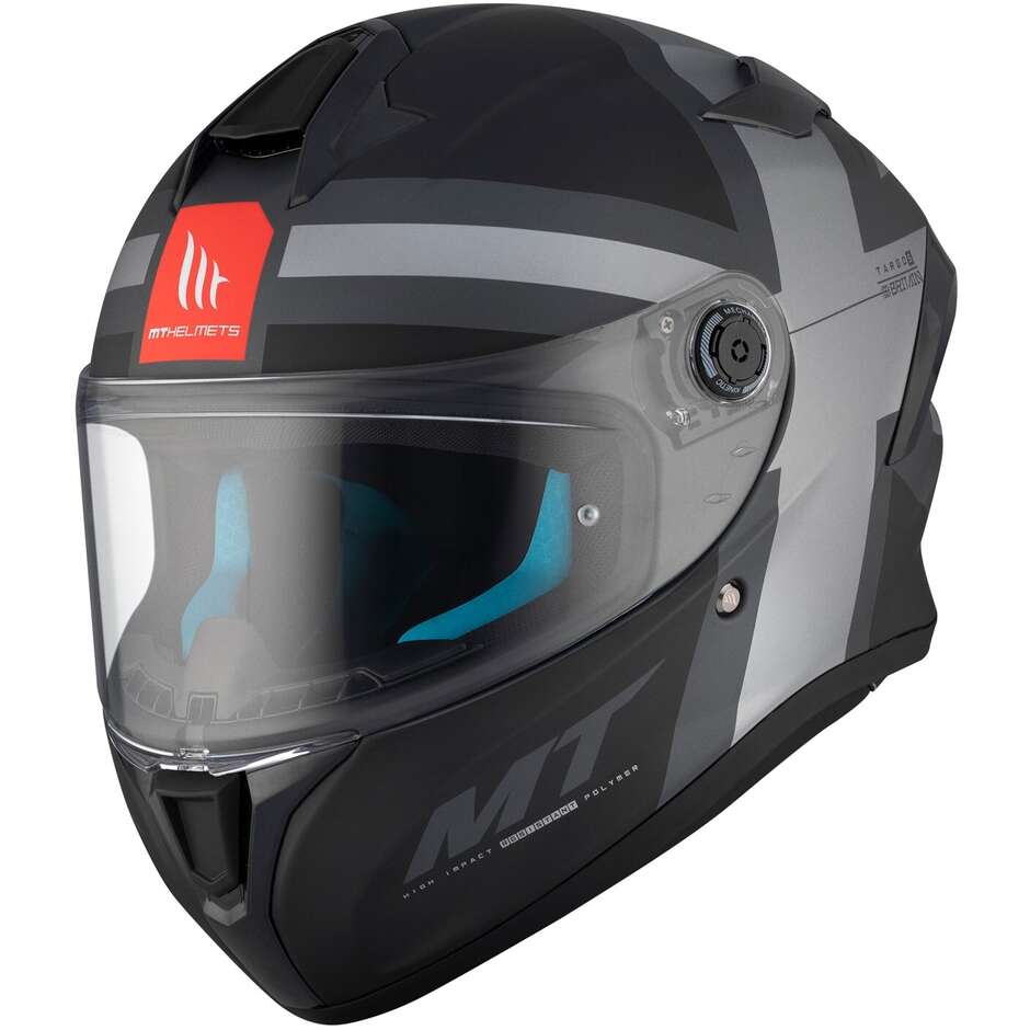 Casco Moto Integrale Mt Helmets TARGO S BRITAIN C2 Opaco Vendita Online ...