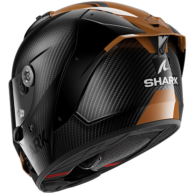 Casco Moto Integrale Shark AERON CARBON SKIN Nero Marrone Vendita ...