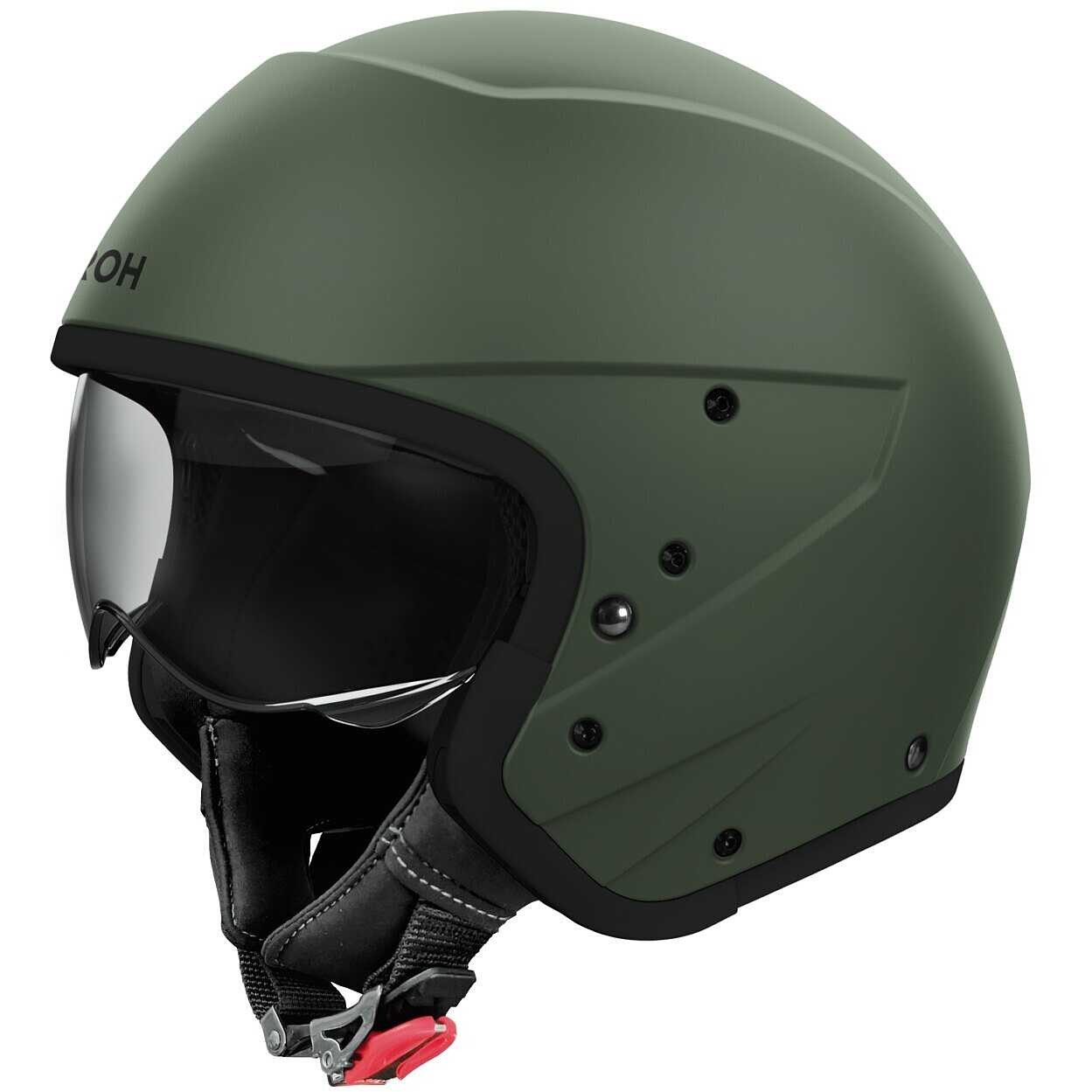 Casco Moto Jet Airoh J110 COLOR Verde Militare Opaco Vendita Online casco-moto-jet-airoh-j110-color-verde-militare-opaco-vendita-online